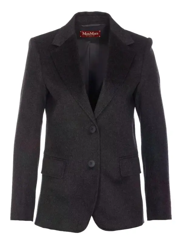 Max Mara Single-breasted Blazer - Grey