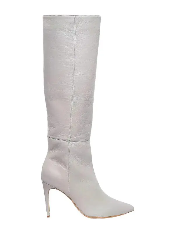 GINISSIMA 95mm Milla Knee-high Boots - Grey