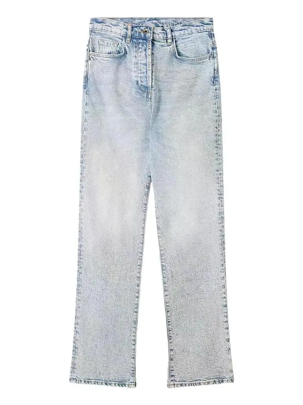 Patrizia Pepe Button-detailed Pants - Blue