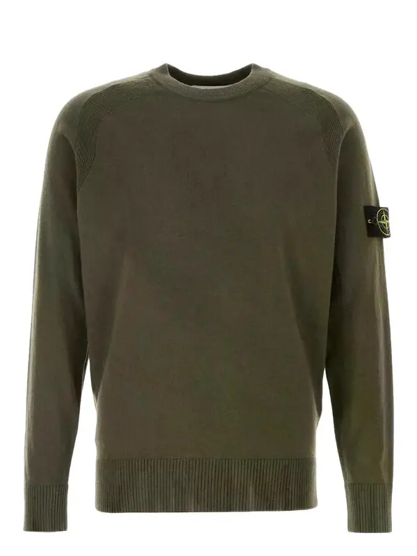 Stone Island Wool Sweater - Green