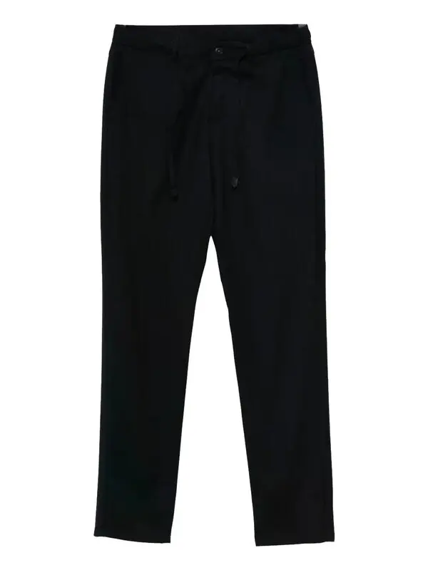 Canali Drawstring Trousers - Blue