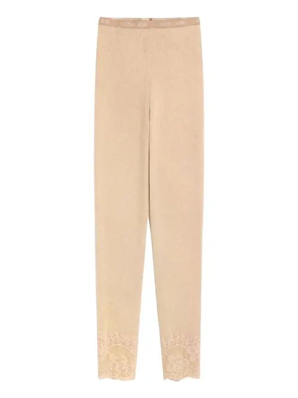 Valentino Garavani Cashmere Leggings - Neutrals
