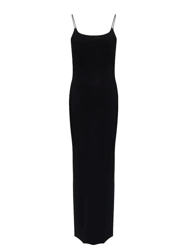 MAISON MARGIELA Spaghetti-strap Maxi Dress - Black