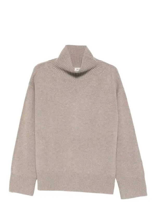 Soft Goat Turtleneck Cashmere Sweater - Neutrals