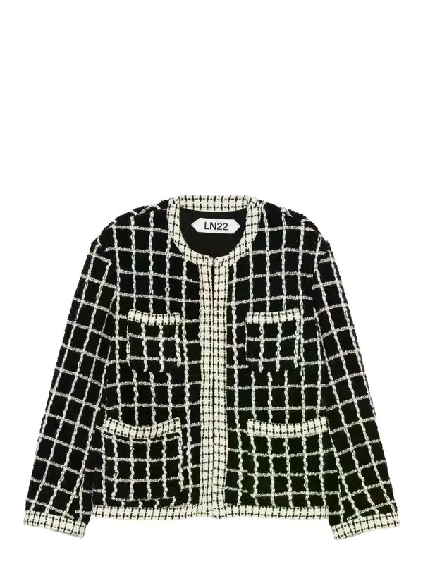 Lna Check Pocket Jacket - Black