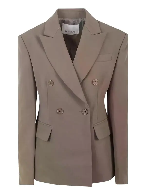 THE FRANKIE SHOP Doyer Cinched Blazer - Neutrals
