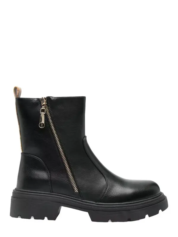 ALVIERO MARTINI 1° CLASSE 45mm Zip-up Ankle Boots - Black
