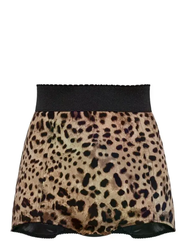 Dolce & Gabbana Leopard Print Shorts - Hy13m Leo New