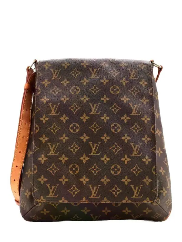 LOUIS VUITTON Musette Salsa Handbag Monogram Canvas Gm - Brown