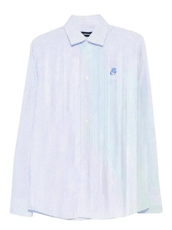 Karl Lagerfeld Striped Shirt - Blue
