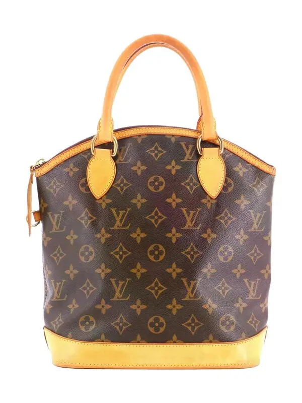 LOUIS VUITTON Lockit Handbag Monogram Canvas Pm - Brown