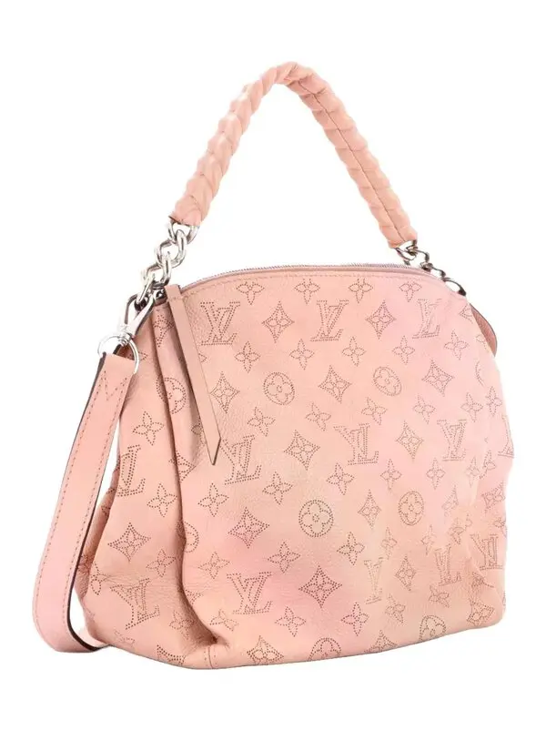 LOUIS VUITTON Babylone Hobo Bag Mahina Leather Bb - Pink