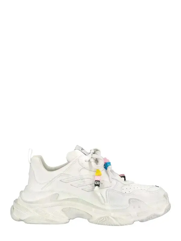 Balenciaga Lace-up Sneakers - White