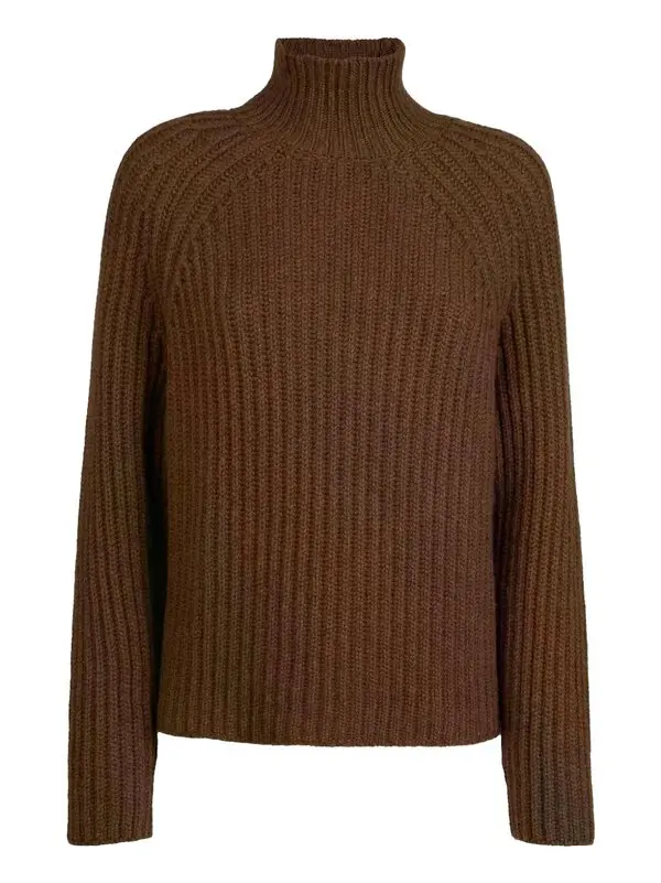 Sease Roll-neck Sweater - Brown