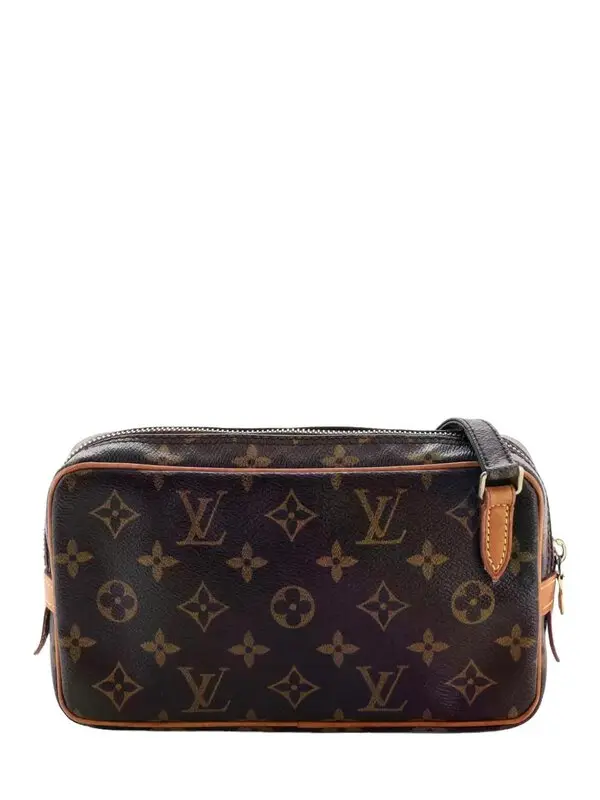 LOUIS VUITTON Pochette Marly Bandouliere Monogram Crossbody Bag - Brown