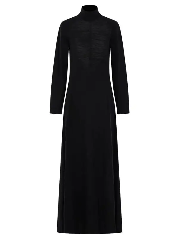 Raquel Diniz High-neck Maxi Dress - Black