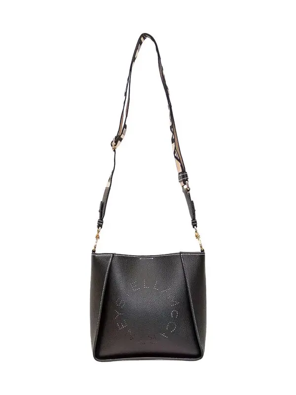 Stella McCartney Perforated-detail Cross Body Bag - Black