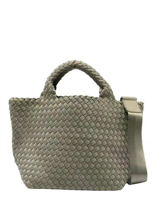 NAGHEDI Small Woven Tote Bag - Green