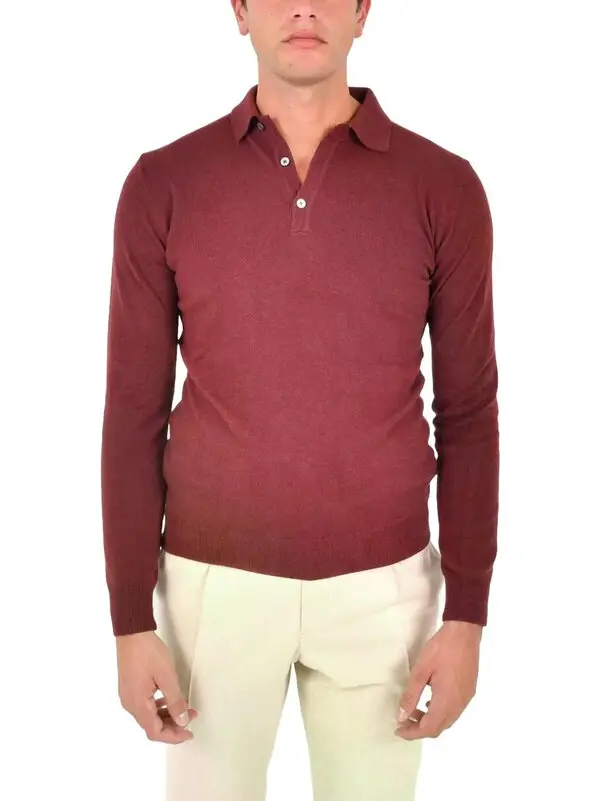 FRANZESE COLLECTION Buttoned Polo Shirt - Red