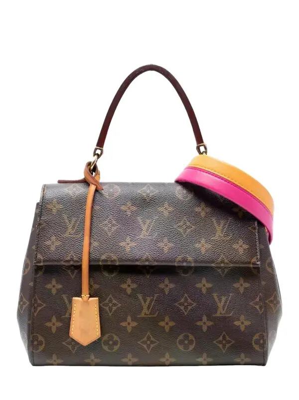 LOUIS VUITTON 2017 Monogram Cluny Bb Satchel - Brown