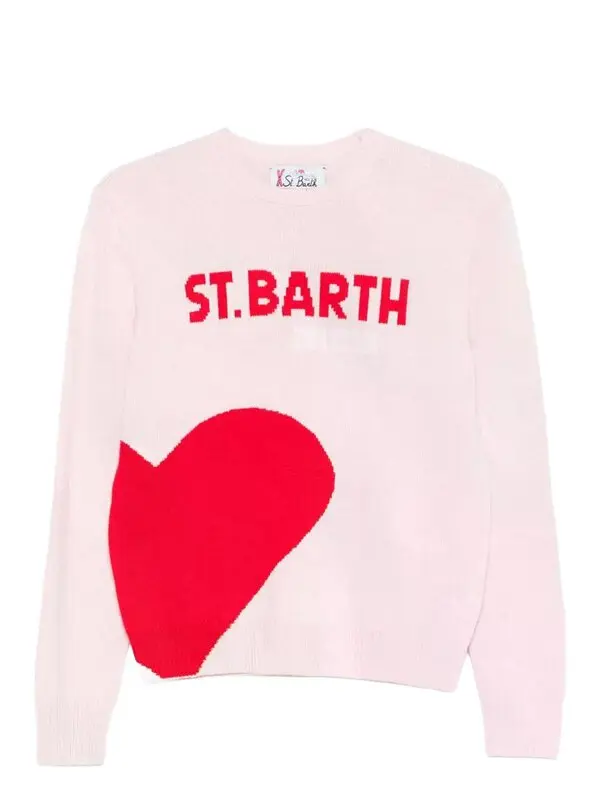 MC2 SAINT BARTH Graphic Jumper - Pink