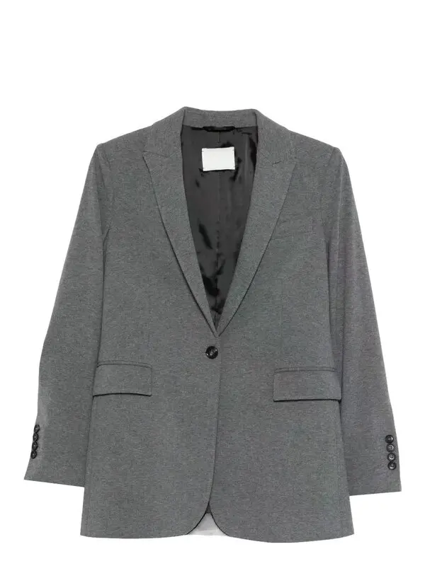 CIRCOLO 1901 Buttoned Cotton Jacket - Grey