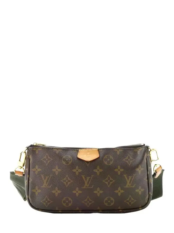 LOUIS VUITTON Multi Pochette Accessoires Monogram Canvas Crossbody Bag - Brown