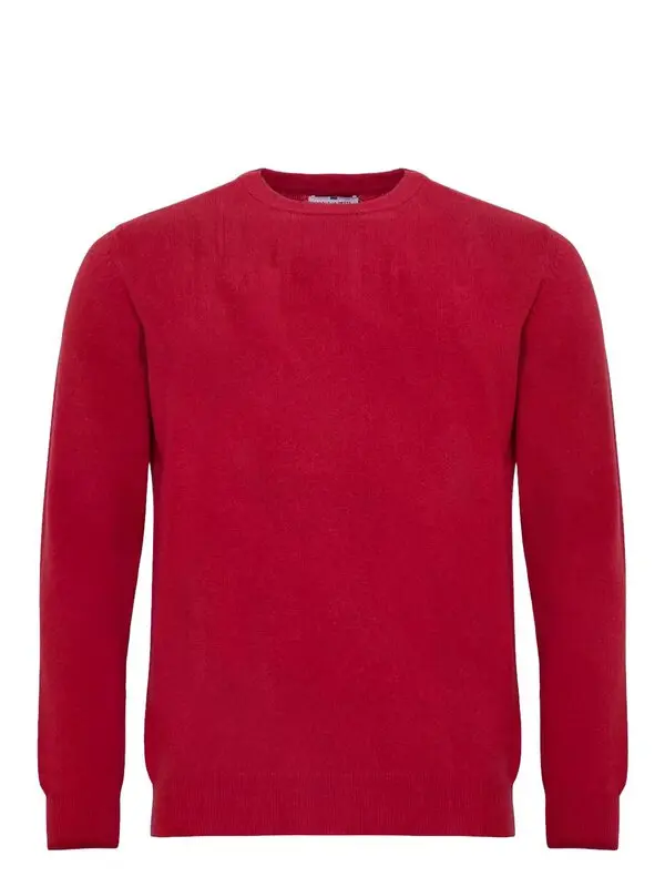 LOJA DAS MEIAS Crew-neck Sweater - Red