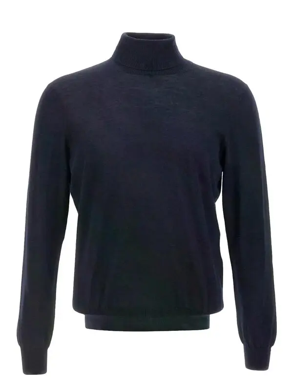 GRAN SASSO Turtleneck Sweater - Blue