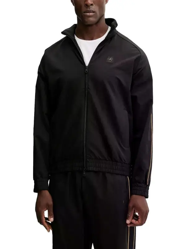Emporio Armani Zip Logo Tracksuit - Black