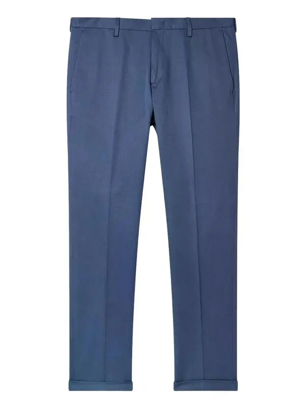Paul Smith Cuffed Trousers - Blue
