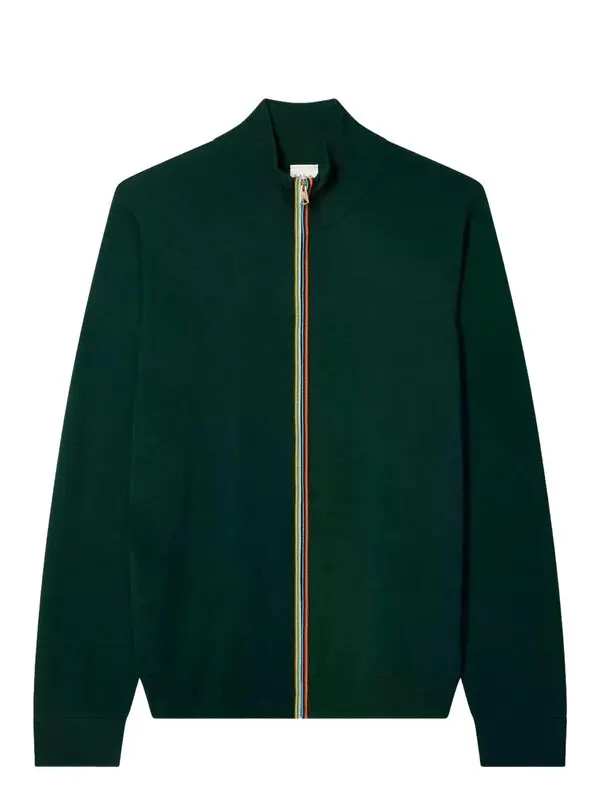 Paul Smith Zip-up Cardigan - Green