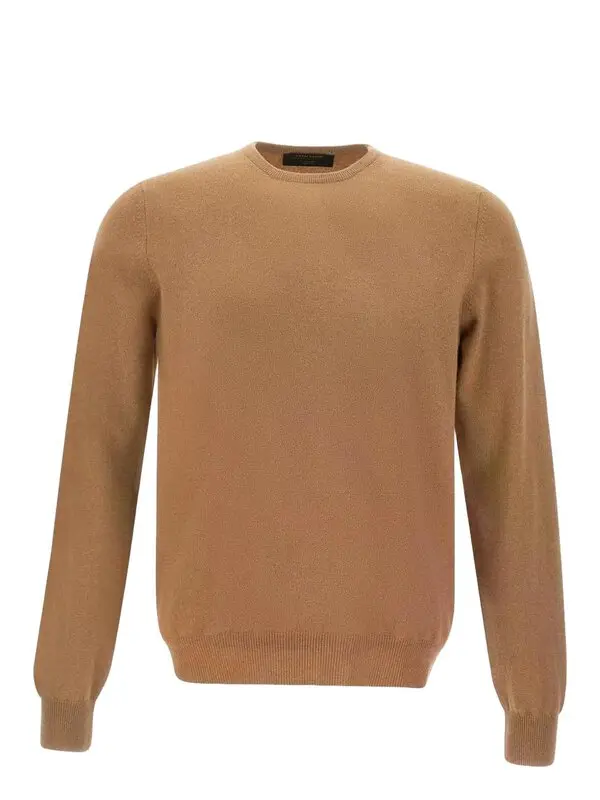 GRAN SASSO Crew-neck Sweater - Brown