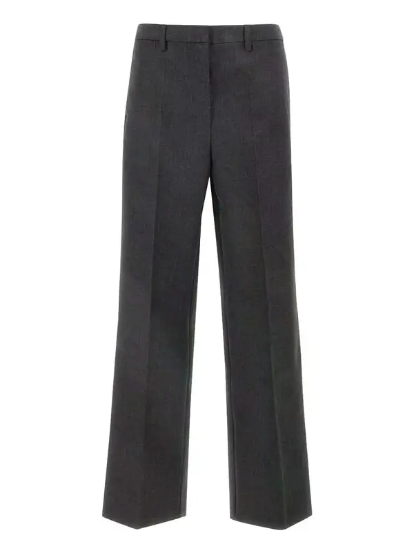 HERSKIND Ivano Pleated Trousers - Grey