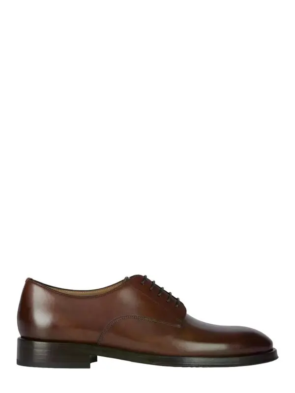 Paul Smith Lace-up Leather Derby Shoes - Brown