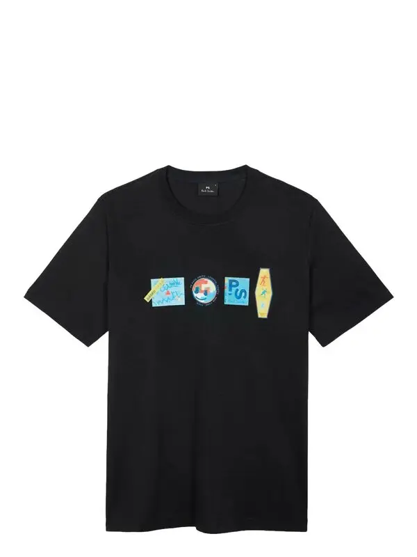 Paul Smith Graphic-print T-shirt - Black