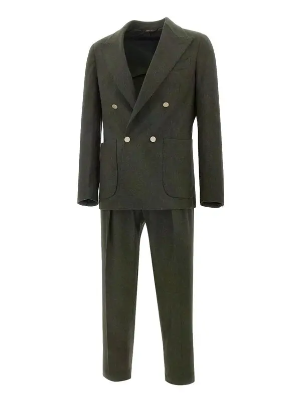 BRIGLIA 1949 Bolgheri Double-breasted Suit - Green