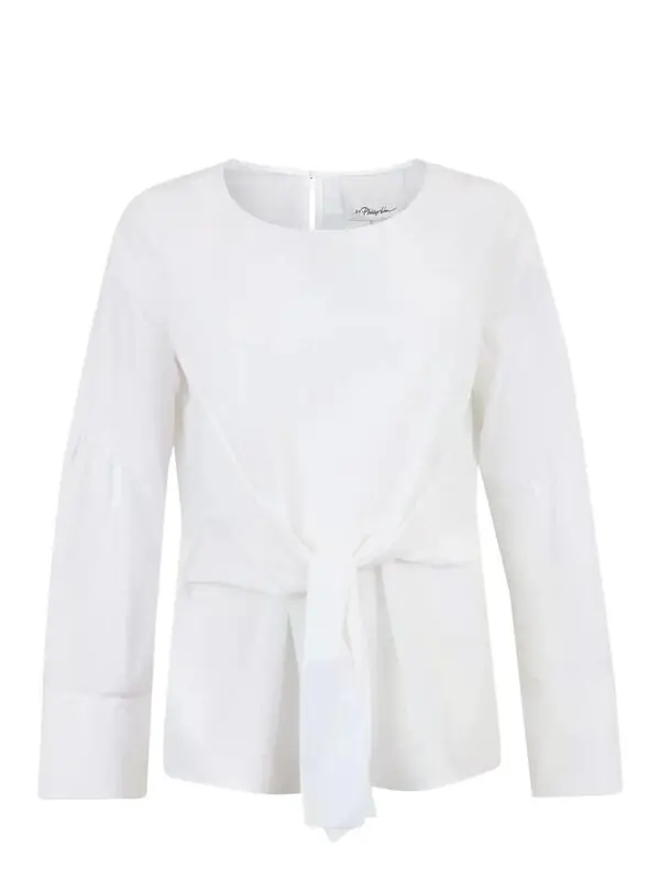 3.1 Phillip Lim Tie-front Blouse - Wh100 White