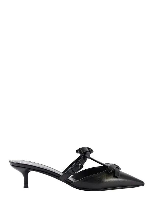 Valentino Garavani 40mm Bow-detail Mules - Black