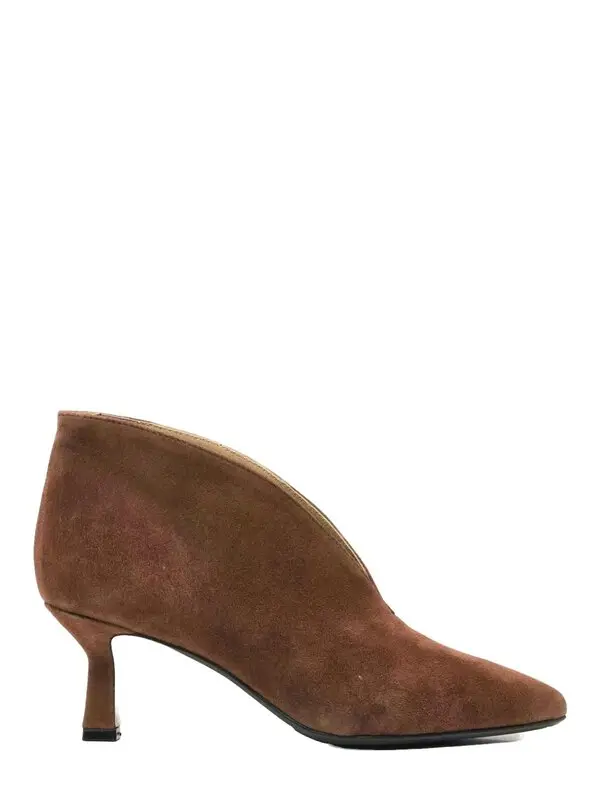 L ARIANNA 70mm Pointed Boots - Brown