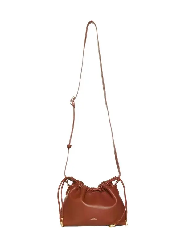 A.p.c. Ninon Mini Shoulder Bag - Brown