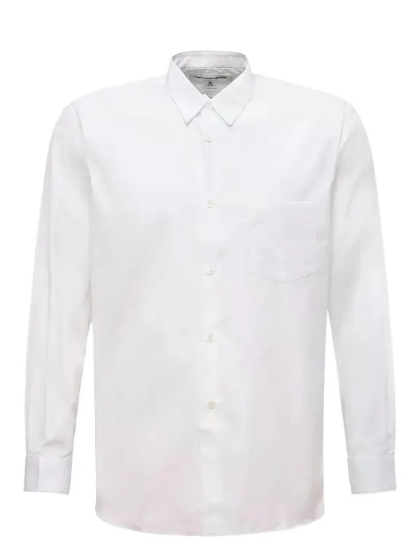 Comme Des Garçons Long-sleeve Pocket Shirt - White