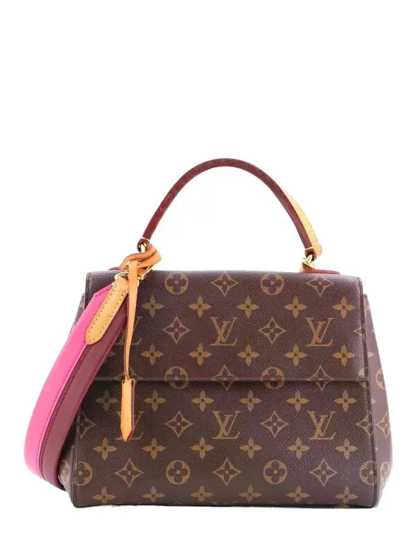 LOUIS VUITTON Cluny Top Handle Bb Satchel Monogram - Brown