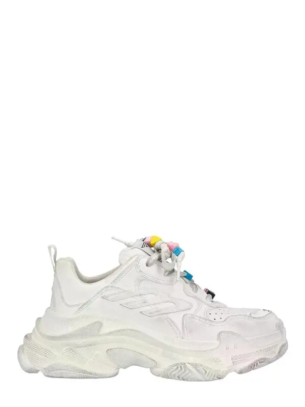 Balenciaga Triple S Charm-embellishment Sneakers - White