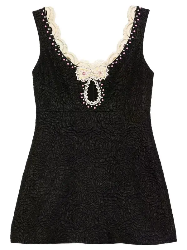 Cynthia Rowley Bead-embellished Dress - Black