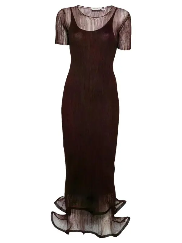 Simkhai Selena Midi Dress - Brown