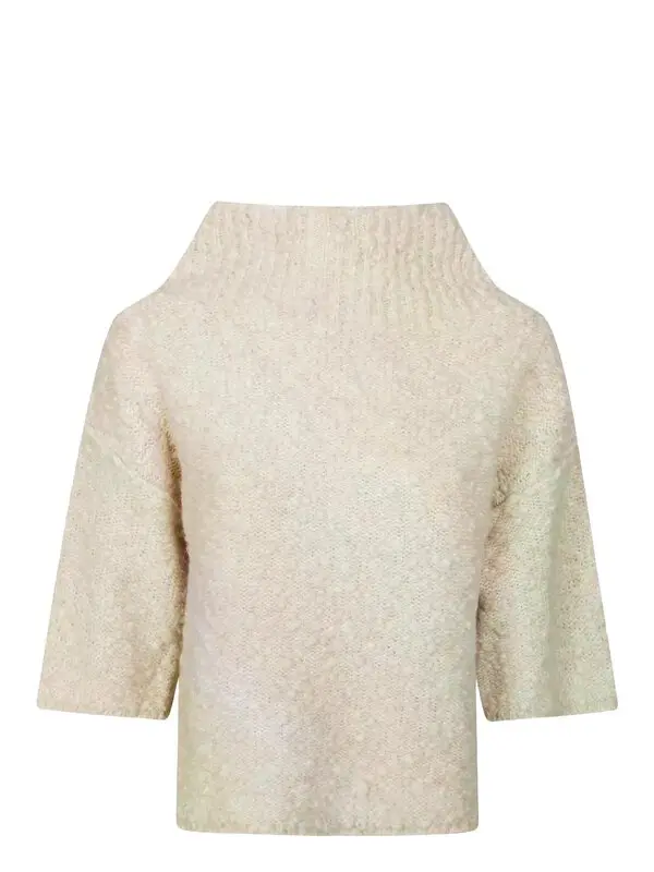 Max Mara Funnel-neck Sweater - Neutrals