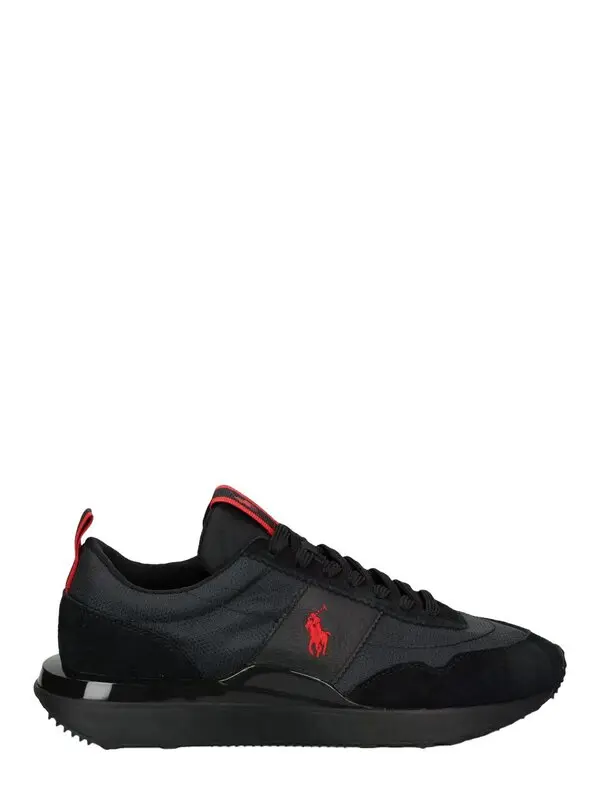 Polo Ralph Lauren Train 89 Logo-embroidered Sneakers - Black
