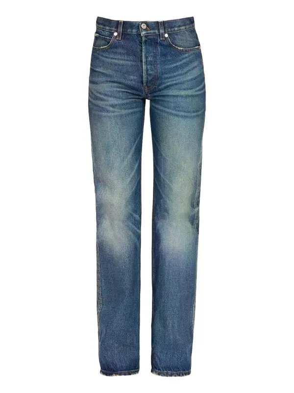 FERRAGAMO Five-pocket Straight Jeans - Blue
