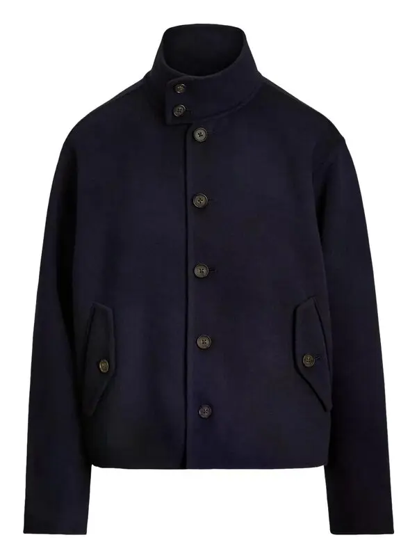Ralph Lauren Buttoned Wool Jacket - Blue